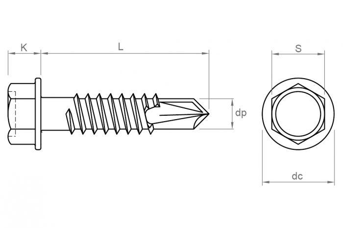 DIN 7504-K - Torrod - Especialistas en Tornillería
