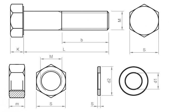 EN 14399 HV SET - Torrod - Especialistas en Tornillería